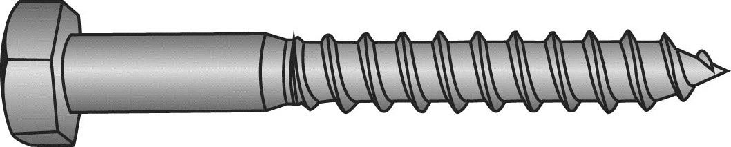 Tirefonds dimensions au choix - Tirefonds bois - Fixation Bois pour ...